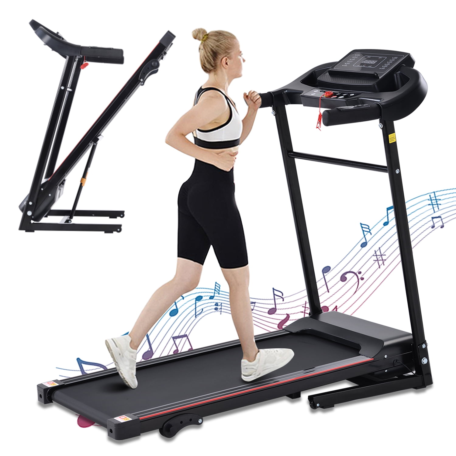 Best Treadmills, Folding Treadmill for Home,Manual Incline 300LBS ...