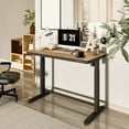 FLEXISPOT 48"x24" Black Home Office Height Adjustable Standing Desk ...