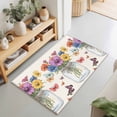 Area Rug 24×36in, Pastoral Cartoon Flowers Floor Carpet Living Room Rug ...