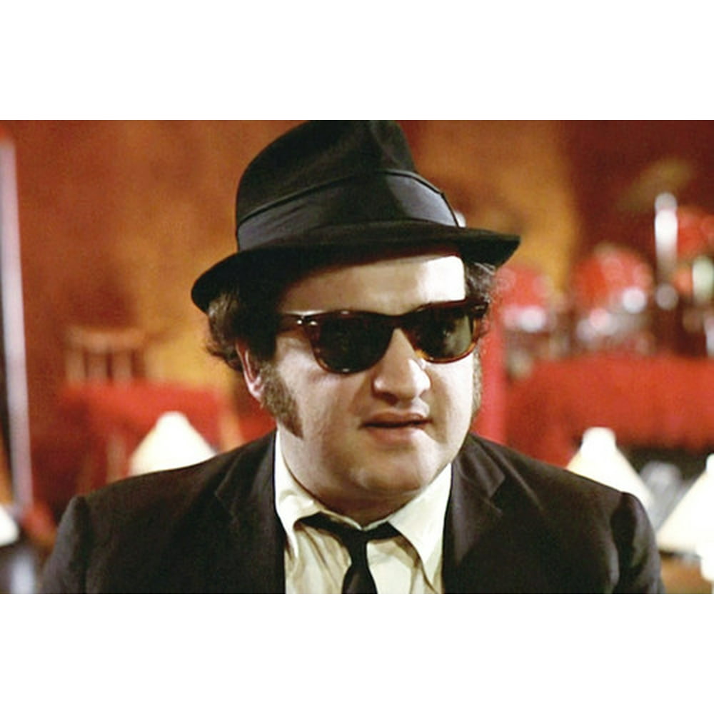 John Belushi in The Blues Brothers in hat and sunglasses 24x36 Poster ...