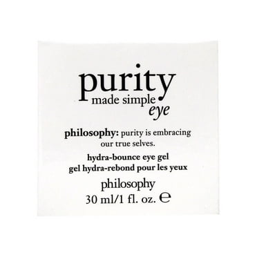 Purity Made Simple Eye Gel by Philosophy for Unisex - 0.5 oz Eye Gel ...