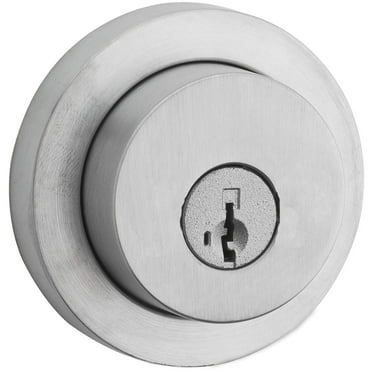 Uptown Round Deadbolt in Satin Nickel - Walmart.com