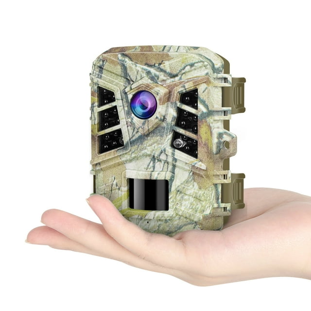 VANBAR D300 Mini Trail Camera,1080P 20MP Hunting Game Camera, Infrared ...