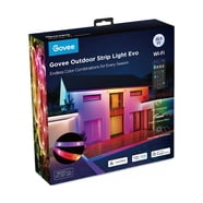 Intertek 18ft LED Rope Light with 180 Multicolor LEDs, 8 Color Settings ...