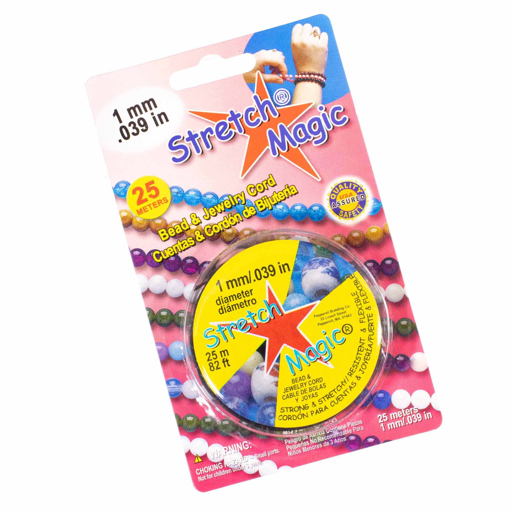 Craft County Stretch Magic Cord for DIY Bracelets, Necklaces, and More ...