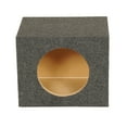 QPower 10 Inch Heavy-Duty Single Sealed Vehicle Subwoofer Enclosure ...