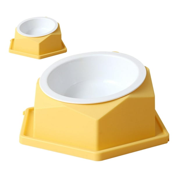 Cats Bowl, Plastic Anti Vomiting Cat Bowl Tilted For Housewarming Gift ...