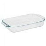 Pyrex Basics Rectangular Casserole 2 Quart Oblong Glass Baking Dish ...