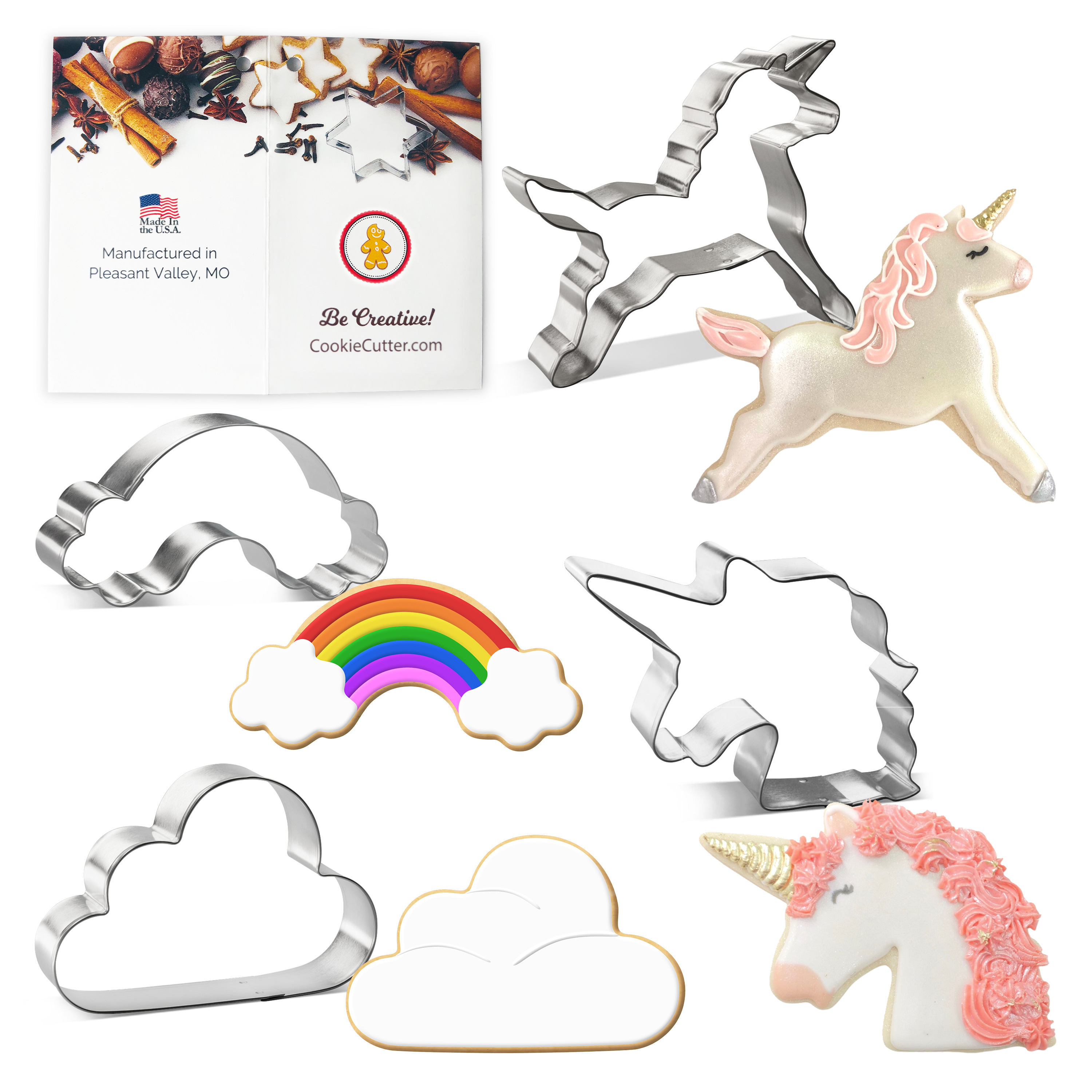 Number One 1 With Unicorn Horn First 1st Birthday Cookie Cutter USA ...