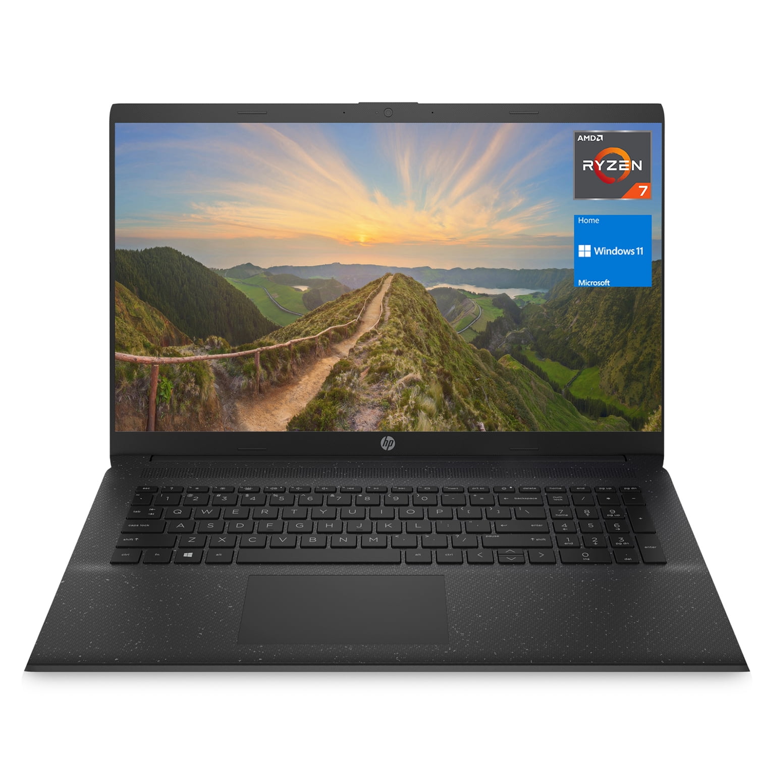 Newest HP Notebook 17 Laptop, 17.3" FHD Display, AMD Ryzen 7 5700U ...