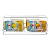 Kitchen Details Double Wide Iron Beverage Can Dispenser Organizing Rack ...