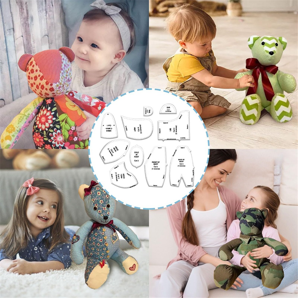 Click here for Unbranded Memory Bear Template Ruler Set  10 Pcs M... prices