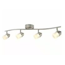 Pro Track Vester Flexible 4-Head LED Wall/Ceiling Track Light Fixture ...