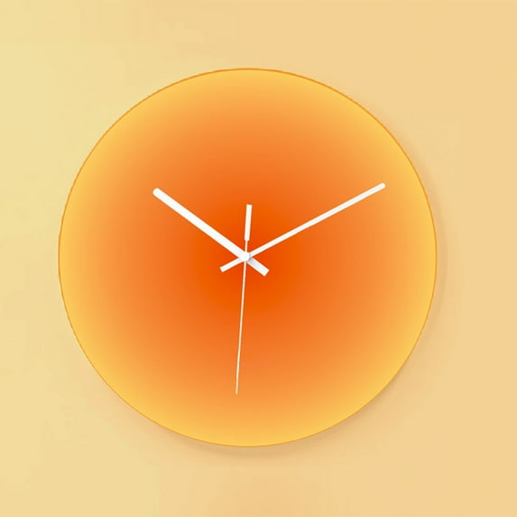 30CM Sunset Hanging Clocks Creative Clock for Home Decoration for Porch ...