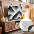 Abstract Mountain TV Cover for 55 Inch Screen,Stretch Fabric Dustproof ...