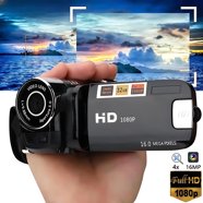 Abusyy HD 1080P 16M 16X Digital Zoom Video Camera & Recorder DV Red ...