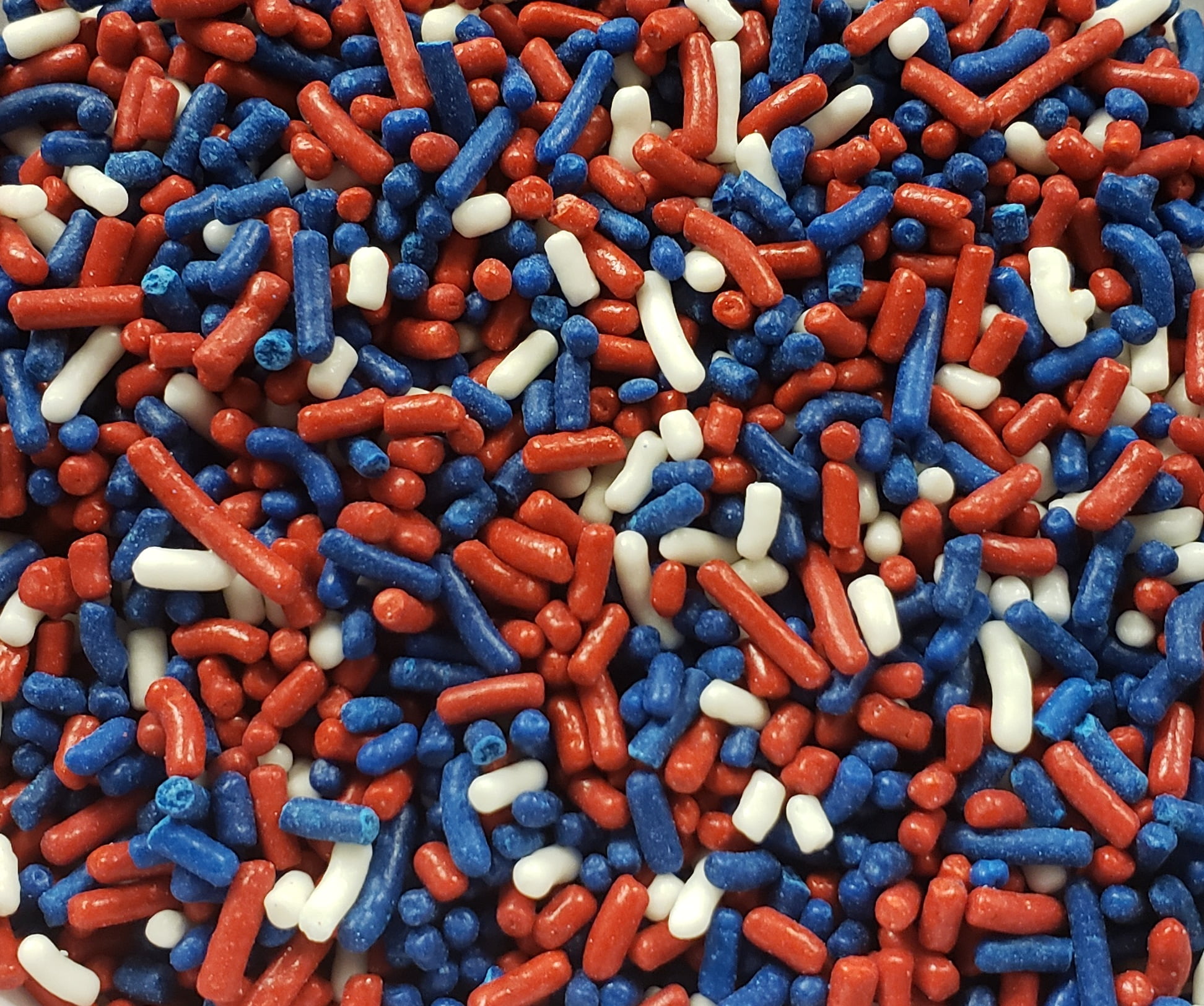 Sprinkles - Red, Dark Blue, and White Mix - 4oz - Walmart.com