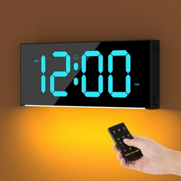Super Loud Alarm ClockRGB Digital Clock with 7 Color NightLight ...