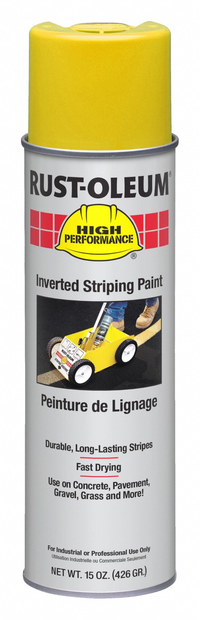 Rust-Oleum Inverted Striping Paint,18 oz,Yellow 2348838V - Walmart.com