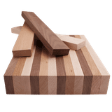 Domestic Wood Variety Pack: Walnut, Maple, Cherry Wooden Block Blanks ...