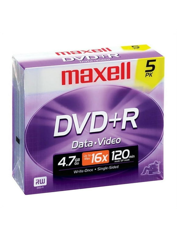 Blank DVD+R Discs in Blank Media - Walmart.com