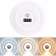 Motion Sensor Night Light, LED Wall Lamp, Induction Light with Clock ...