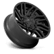 FUEL D775 TYPHOON 22X12 5X114.3/5X127 -44ET 125.1CB MATTE BLACK WHEEL ...