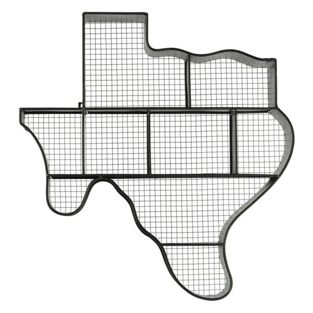 Metal Texas Map Wall Shelf - Walmart.com
