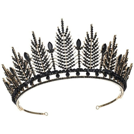 Baroque Bride Crown Queen Design Rhinestone European Vintage Princess ...