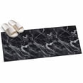 Abstract Marble Texture Rectangle Area Rug 2x6ft,Living Room Rug Non ...