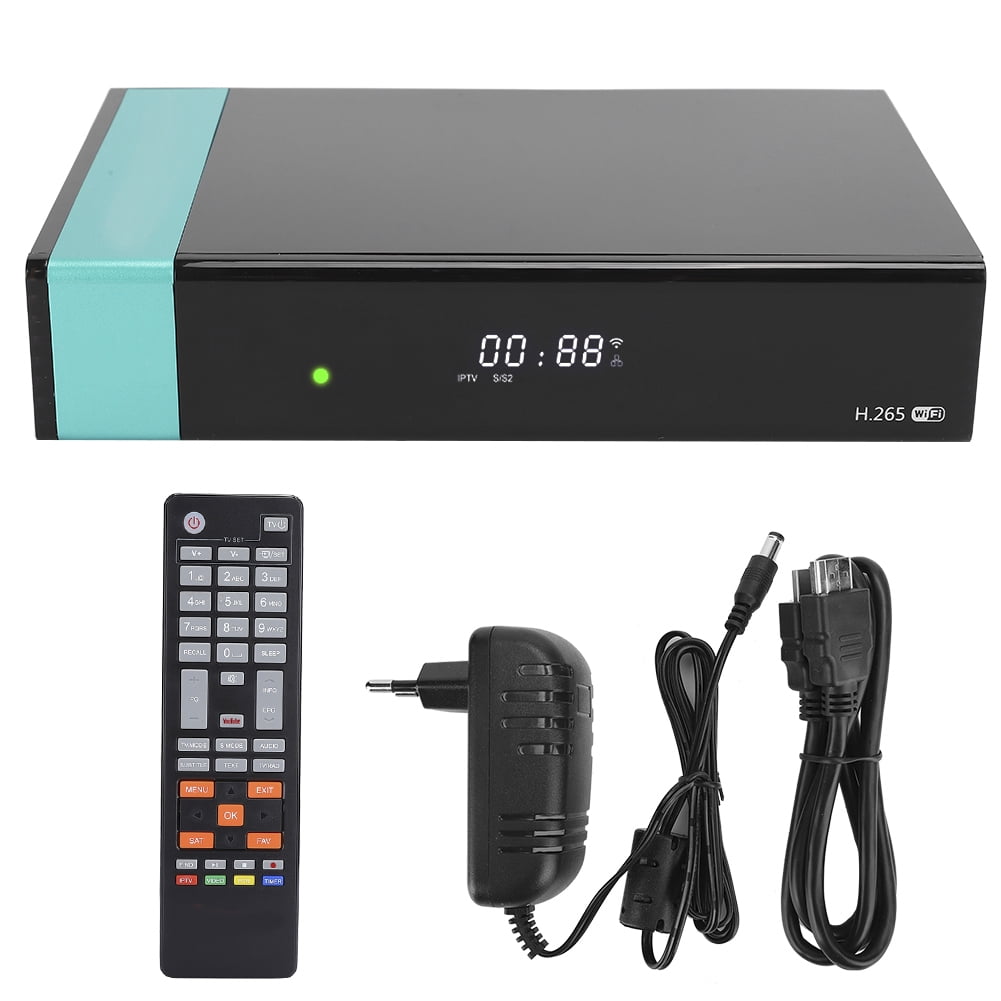 DVB-S2/S2X Wifi incorporado HD Set Top Box TV Box Reproductor multimedia para uso doméstico (100 ...