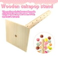 Wooden 60-Hole Cake Pop Stand - Lollipop Display for Parties, Weddings ...