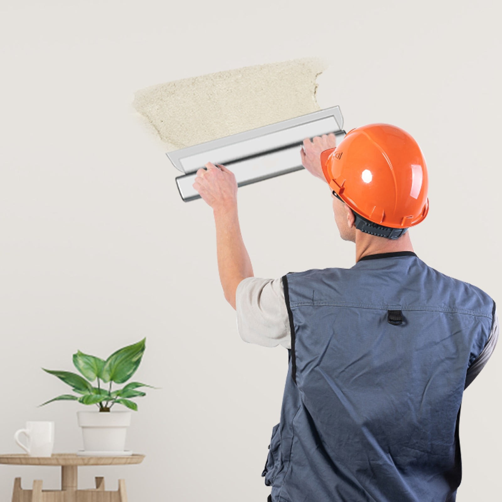 BENTISM Drywall Skimming Blade, 10/16/24in Smoothing Knockdown Spatula ...