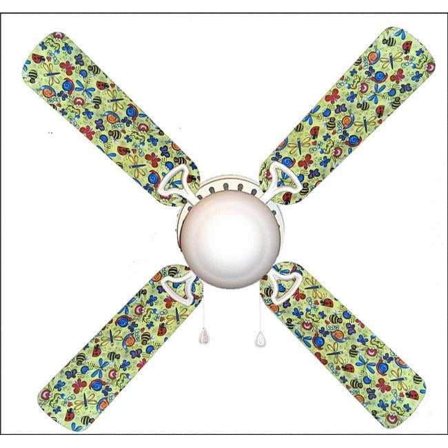 888 Cool Fans F42-0001010 42 in. Bug Bonanza 4-Blades Ceiling Fan with ...