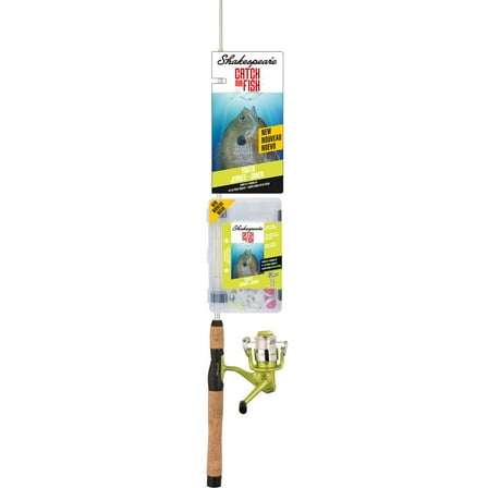 Shakespeare Catch More Fish Bass Spinning Reel and Fishing Rod Combo ...