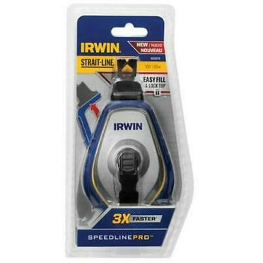 Irwin Strait-Line 10 oz. Chalk Line Reel 100 ft. - Walmart.com