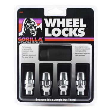Gorilla Automotive 61641N Chrome Acorn Gorilla Guard II Wheel Locks ...
