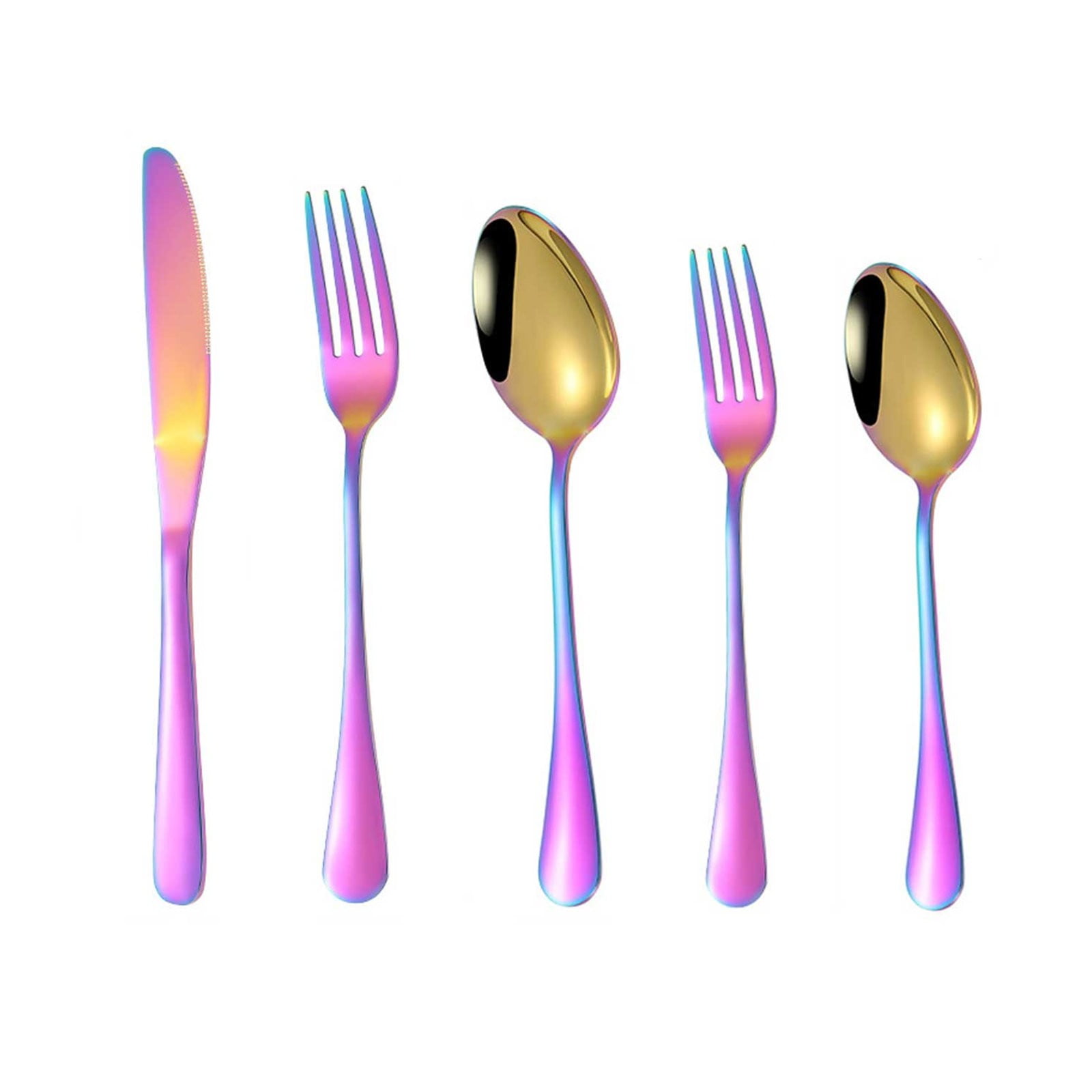 Click here for Freshnest 20-Piece Rainbow Silverware Set Stainles... prices