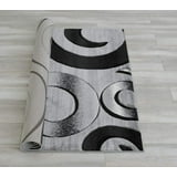 Handcraft Rugs-Swirls/Circles/Spiral Modern Contemporary abstrac tHand ...