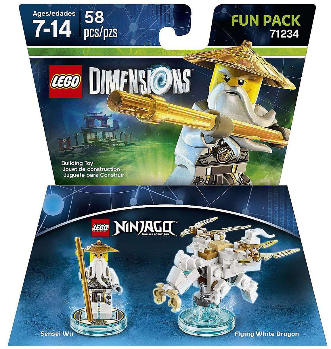 Pre-Owned LEGO Dimensions Ninjago Fun Pack [Sensei Wu] - Video Game ...