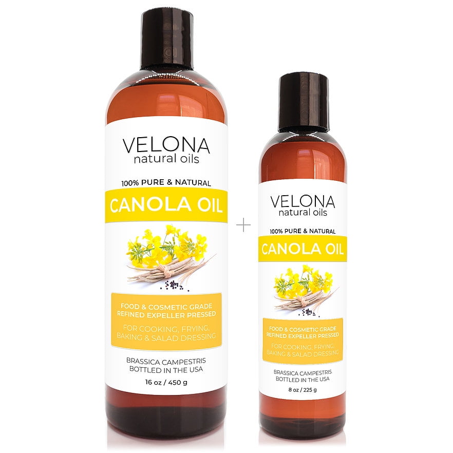 Canola Seed Oil by Velona - 24 oz | 100% Pure and Natural Carrier Oil ...