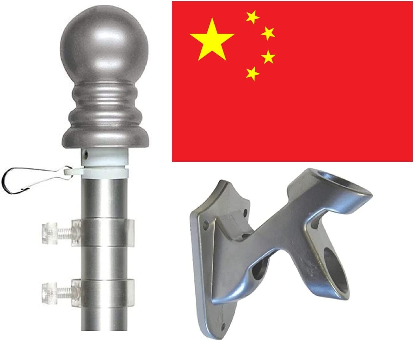 China 3x5 Flag and Flagpole Set, Also World Cup 3'x5' Flags and ...