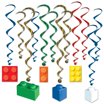 Party Central Pack of 12 Multi-Color Building Block Streamers 72 ...