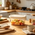 HOARBOEG Silicone Food Storage Containers with Airtight Lids, BPA-Free ...