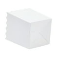 100 Pack Small Disposable Bulk White Popcorn Containers: Mini Boxes for ...