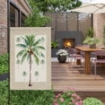Coastal Palm Trees House Flags For Outdoor, Tropical Plant Summer ...