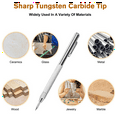 2 Pack Tungsten Carbide Tip Scriber Tool, Metal Scribe Scriber Marking ...