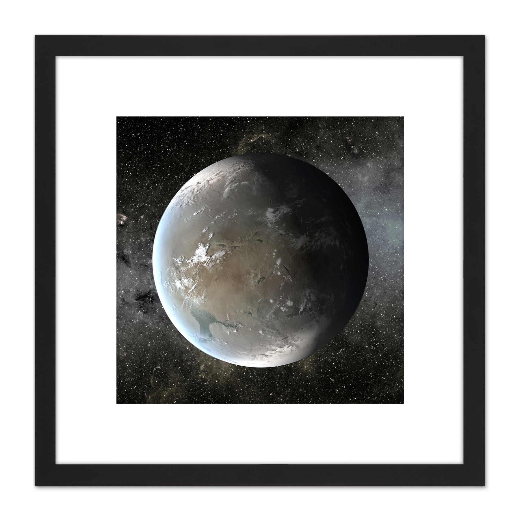Space NASA Planet Kepler-62f Concept Illustration 8X8 Inch Square ...