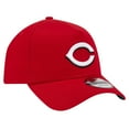 Men's New Era Red Cincinnati Reds Team Color A-Frame 9FORTY Adjustable ...