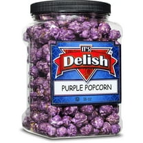 Gourmet Blue Raspberry Flavored Popcorn by It's Delish 16 Oz Jumbo ...